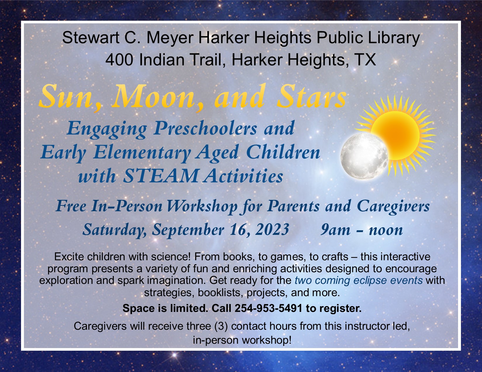 City of Harker Heights - Eclipse Events and Programs